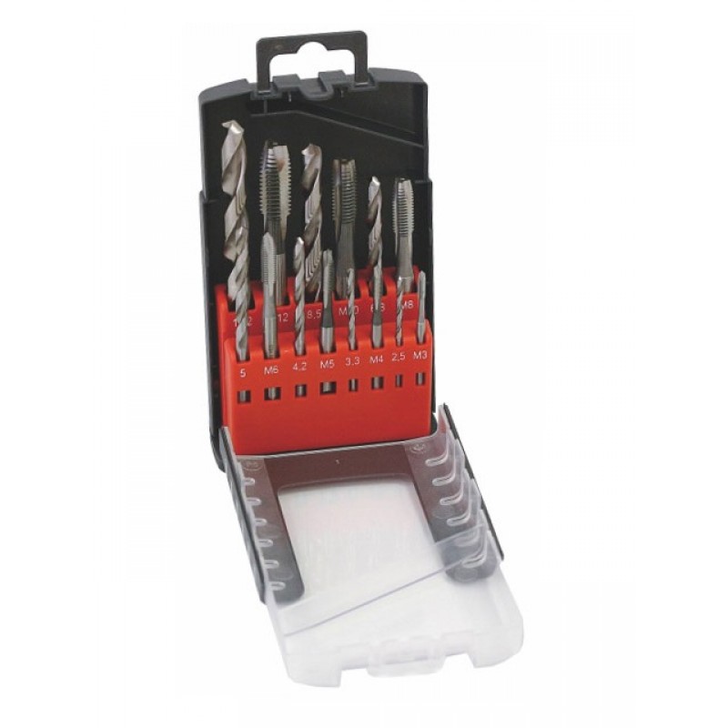 Sada závitníkov a vrtákov 14 dielna